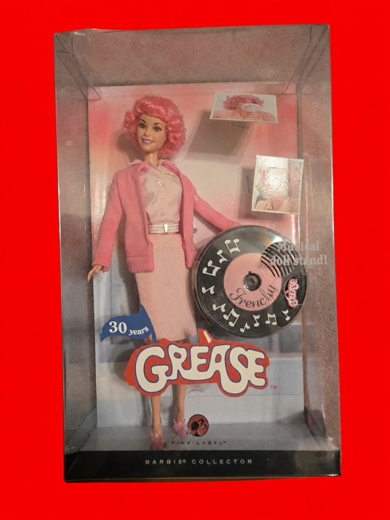 Barbie | Toys | Barbie Grease Pink Outfit Doll With Vinyl Record | Poshmark